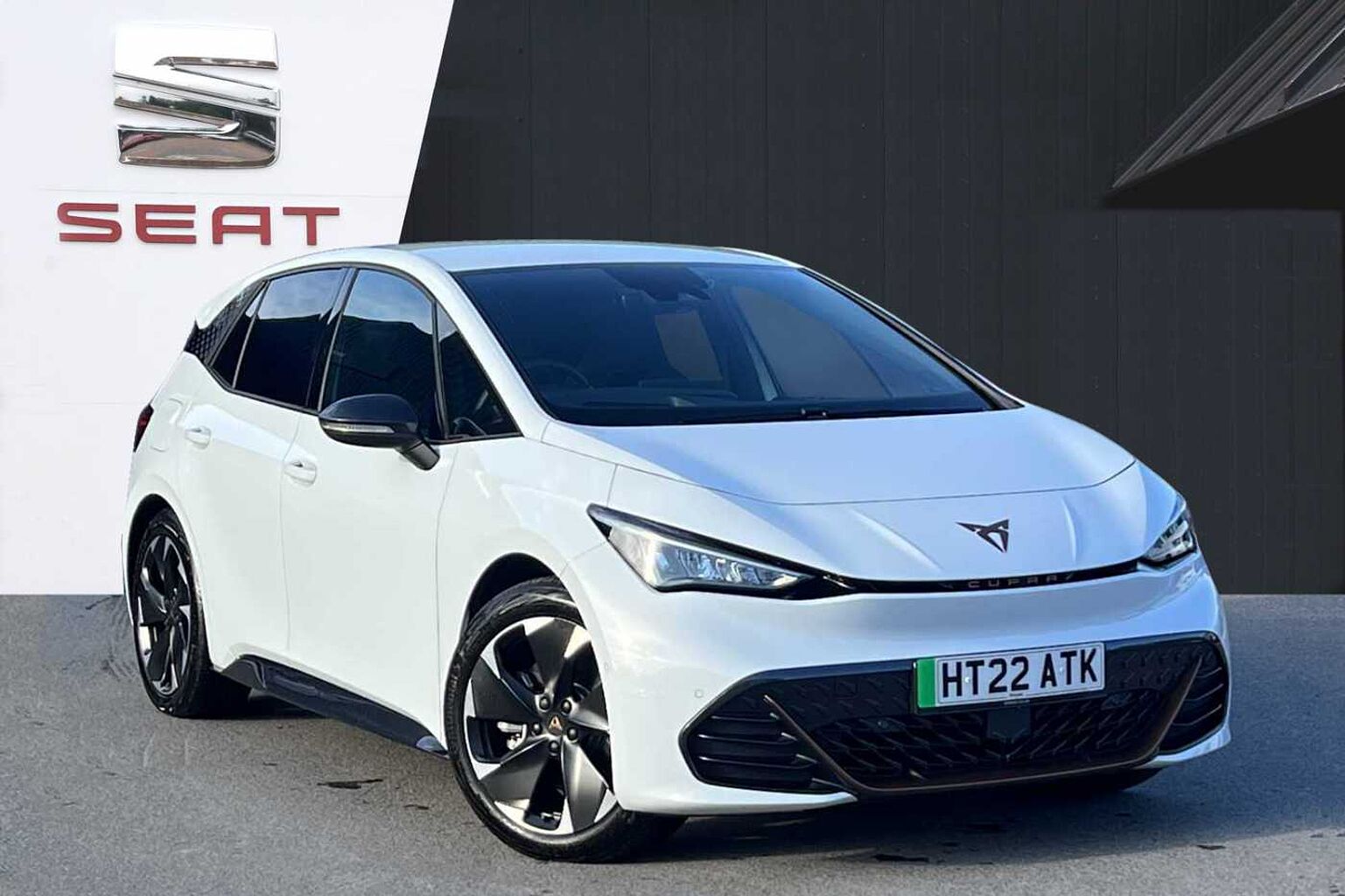 Find A Used White SEAT Born Electric Hatchback 169kW e-Boost V2 58kWh ...