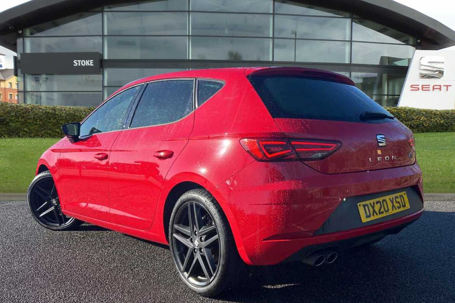 Find A Used Red SEAT Leon 1.5 TSI EVO FR Black Edition 150ps in Stoke ...